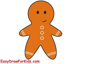 How To Draw A Gingerbread Man - 5 Ways (With Pictures)