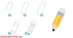 How To Draw A Pencil – 2 Ways (With Pictures)