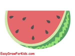 How To Draw A Watermelon – 5 Ways (With Pictures)