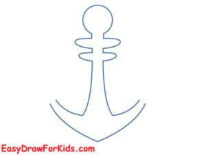 How To Draw An Anchor – 3 Ways (With Pictures)