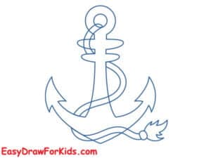 How To Draw An Anchor – 3 Ways (With Pictures)