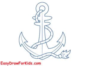 How To Draw An Anchor – 3 Ways (With Pictures)