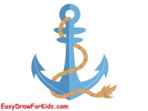 How To Draw An Anchor – 3 Ways (With Pictures)