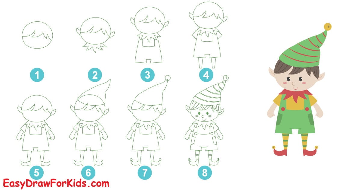 How To Draw An Elf – 3 Ways (With Pictures)
