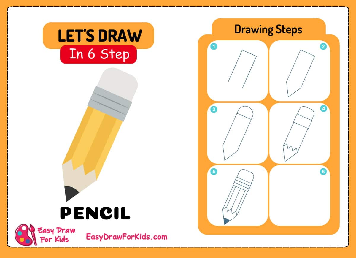 How To Draw A Pencil – 2 Ways (With Pictures)