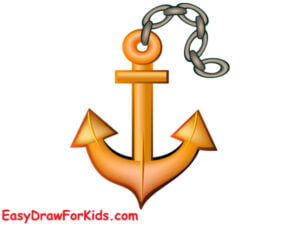 How To Draw An Anchor – 3 Ways (With Pictures)
