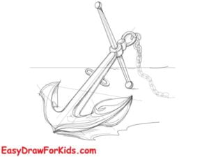 How To Draw An Anchor – 3 Ways (With Pictures)