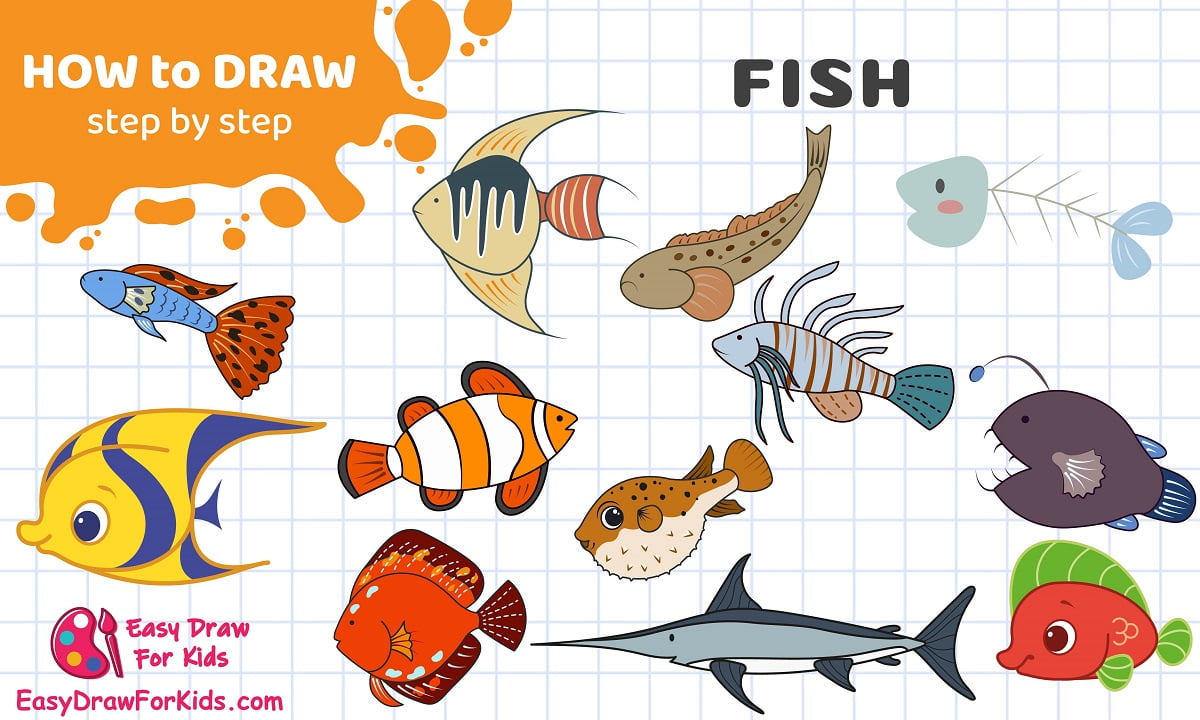 How To Draw A Fish - 14 Ways (With Pictures)