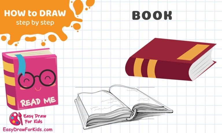 How To Draw A Book - 3 Ways (With Pictures)