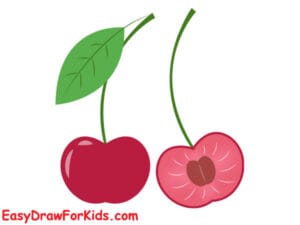 How To Draw A Cherry - 3 Ways (With Pictures)