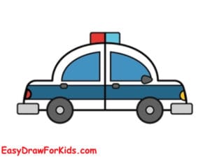 How To Draw A Police Car - 2 Ways (With Pictures)
