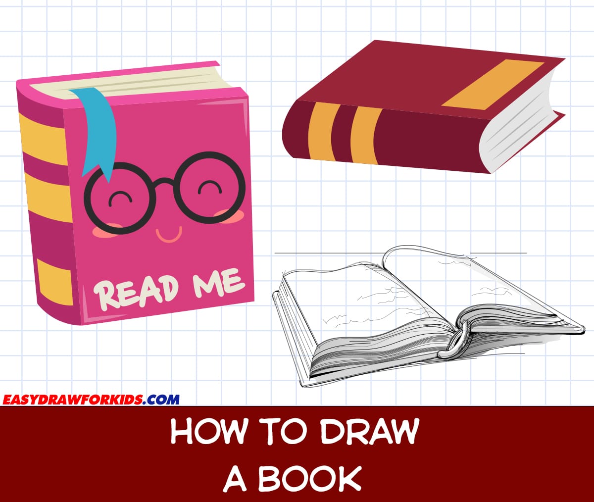 How To Draw A Book - 3 Ways (With Pictures)