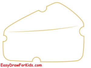 How To Draw A Cheese - 3 Ways (With Pictures)