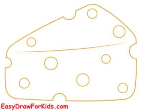 How To Draw A Cheese - 3 Ways (With Pictures)