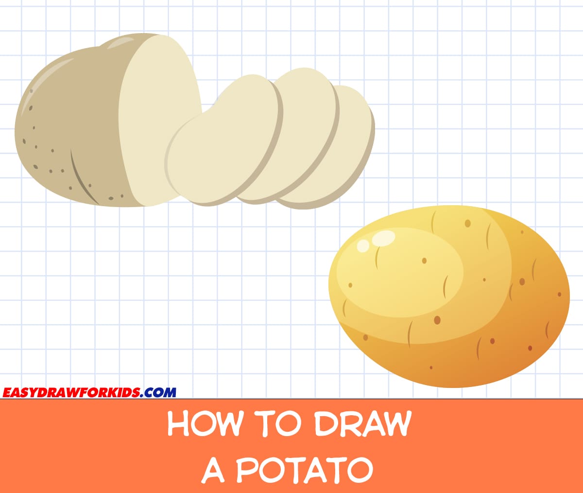 How To Draw A Potato - 2 Ways (With Pictures)