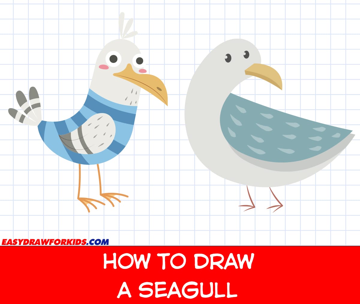 How To Draw A Seagull - 2 Ways (With Pictures)