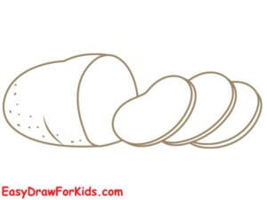 How To Draw A Potato - 2 Ways (With Pictures)