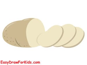 How To Draw A Potato - 2 Ways (With Pictures)
