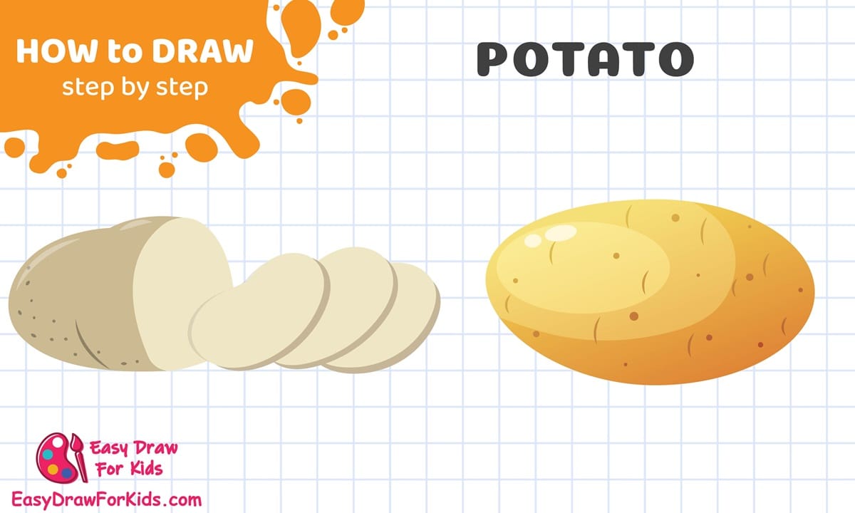 How To Draw A Potato - 2 Ways (With Pictures)