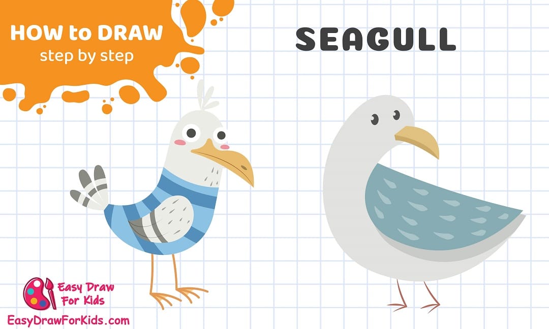 How To Draw A Seagull - 2 Ways (With Pictures)