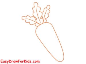 How To Draw A Carrot - 2 Ways (With Pictures)
