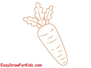How To Draw A Carrot - 2 Ways (With Pictures)