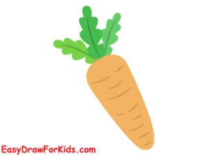How To Draw A Carrot - 2 Ways (With Pictures)