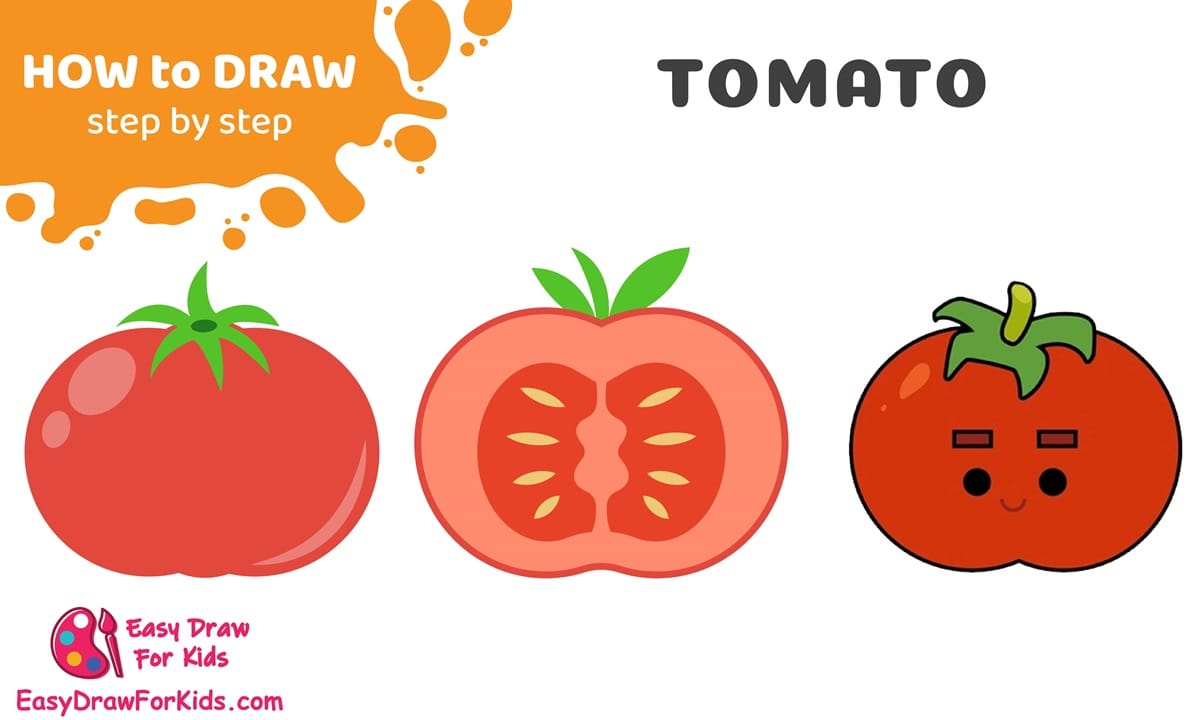 How To Draw A Tomato - 3 Ways (With Pictures)