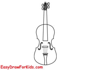How To Draw A Violin - 2 Ways (With Pictures)