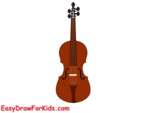 How To Draw A Violin - 2 Ways (With Pictures)