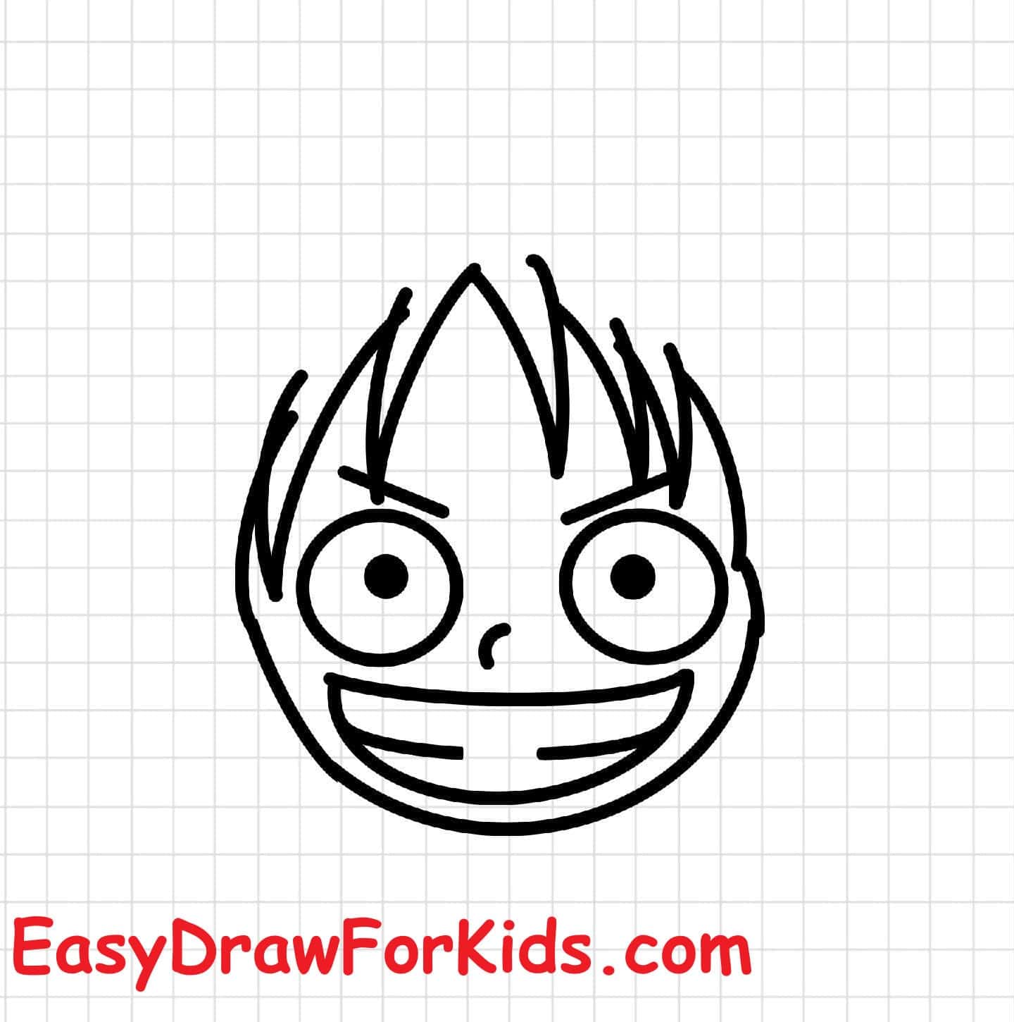 How To Draw Luffy - 3 Ways (With Pictures)