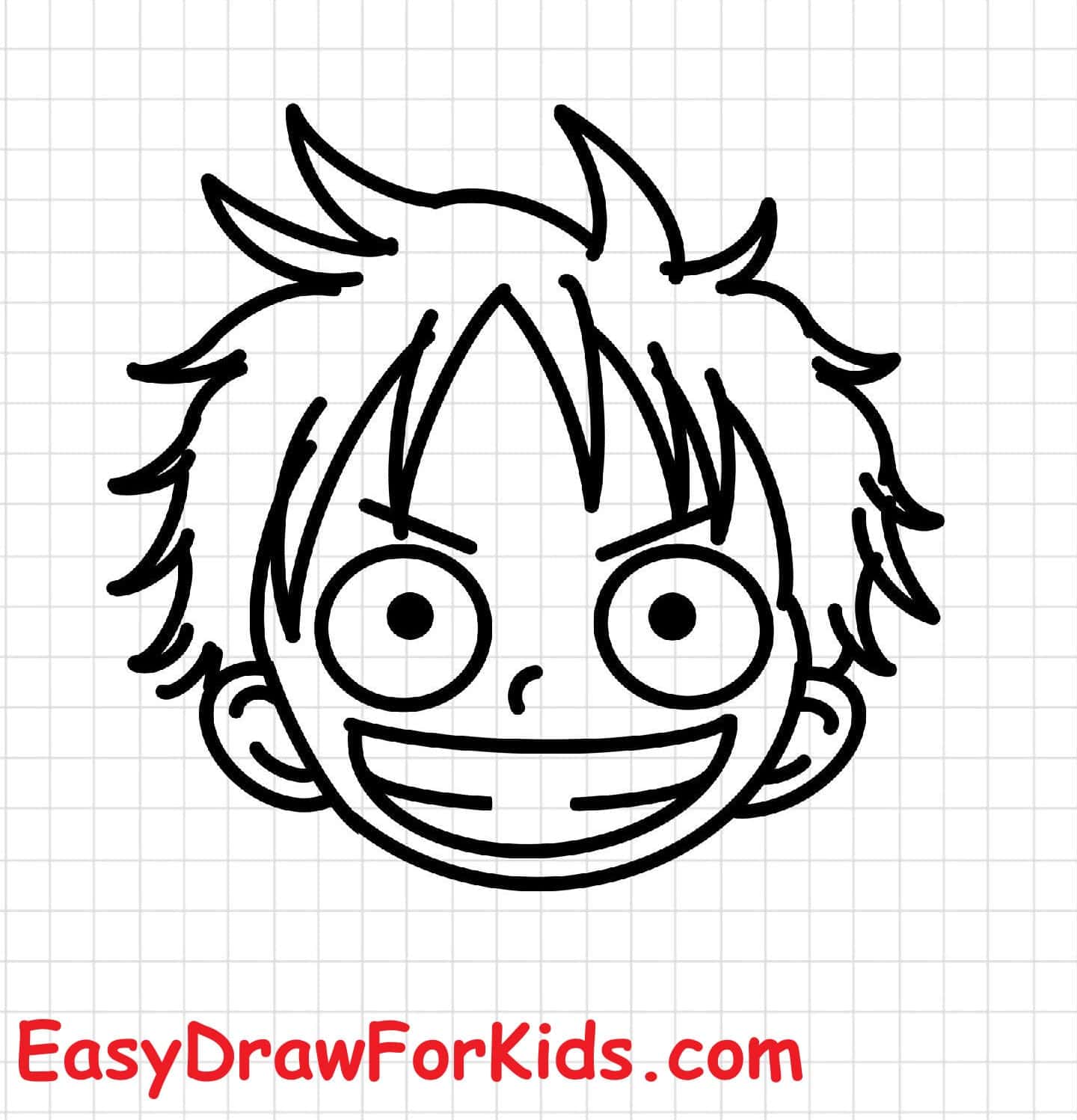 How To Draw Luffy - 3 Ways (With Pictures)