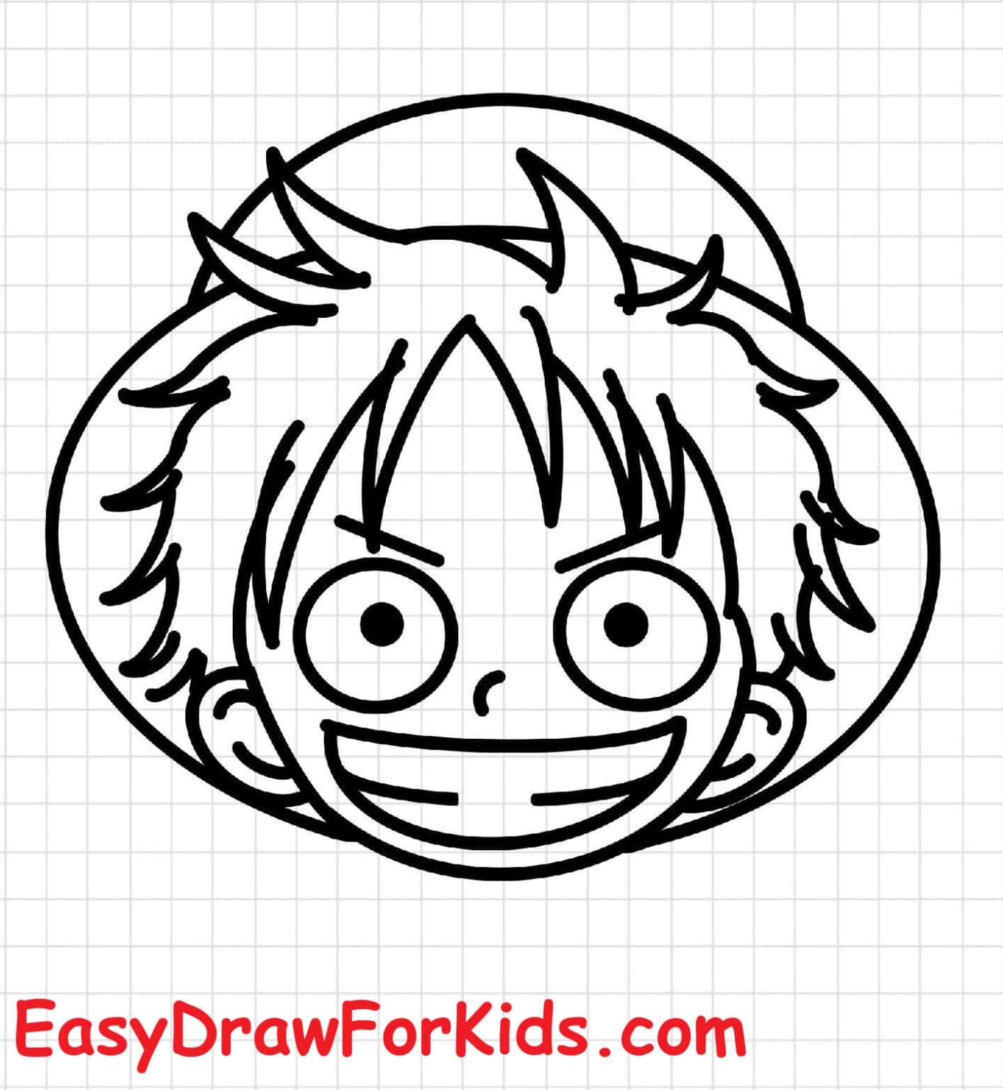How To Draw Luffy - 3 Ways (With Pictures)