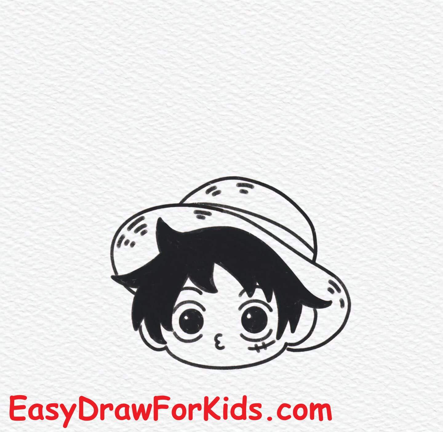 How To Draw Luffy - 3 Ways (With Pictures)
