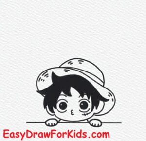 How To Draw Luffy - 3 Ways (With Pictures)