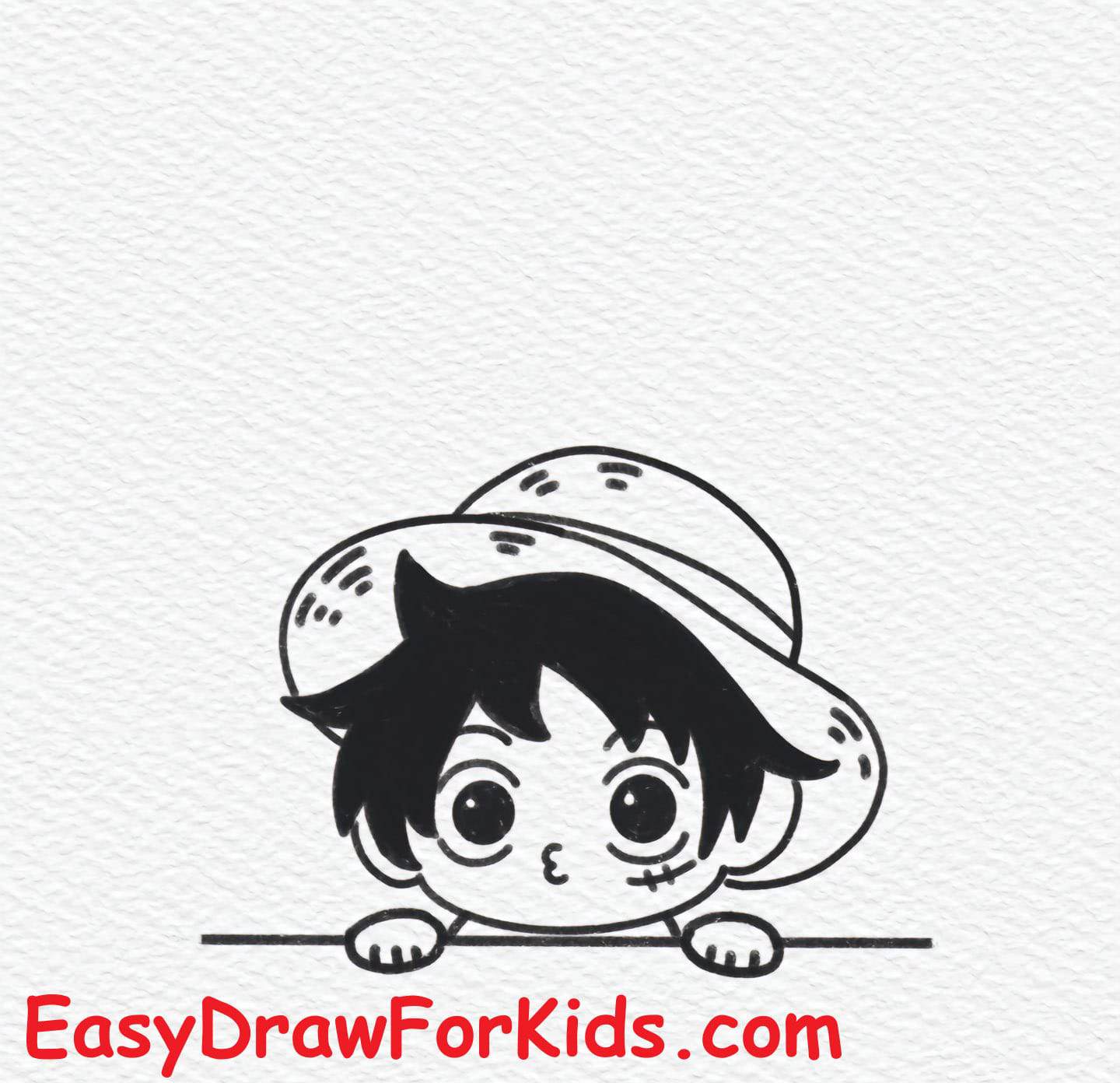 How To Draw Luffy - 3 Ways (With Pictures)