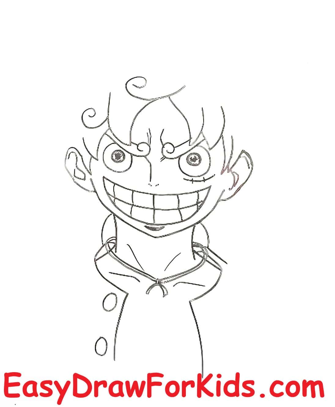 How To Draw Luffy - 3 Ways (With Pictures)