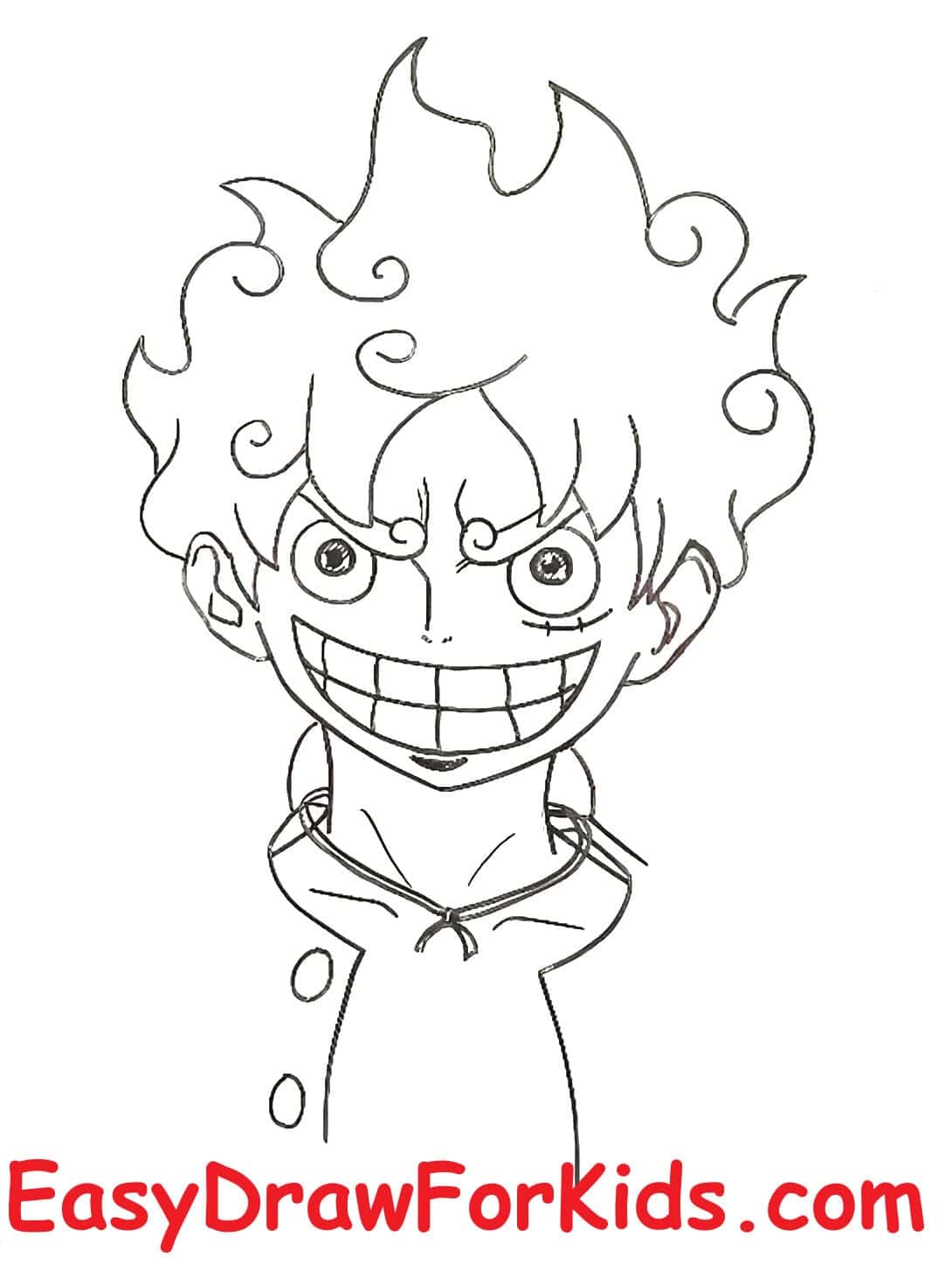 How To Draw Luffy - 3 Ways (With Pictures)