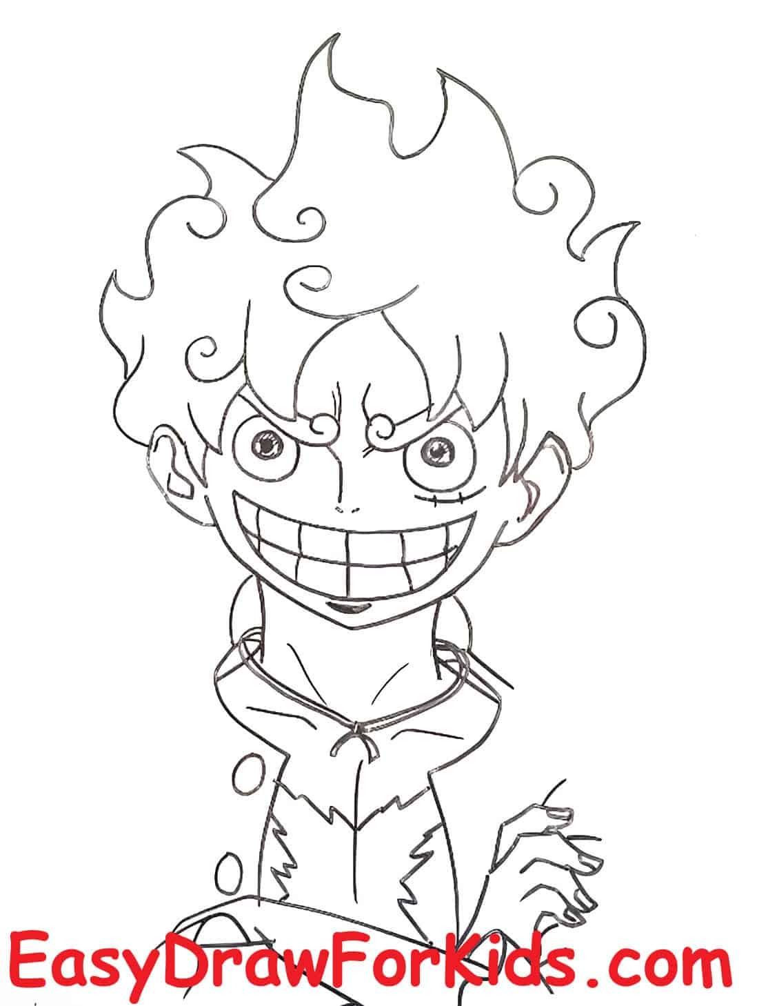 How To Draw Luffy - 3 Ways (With Pictures)