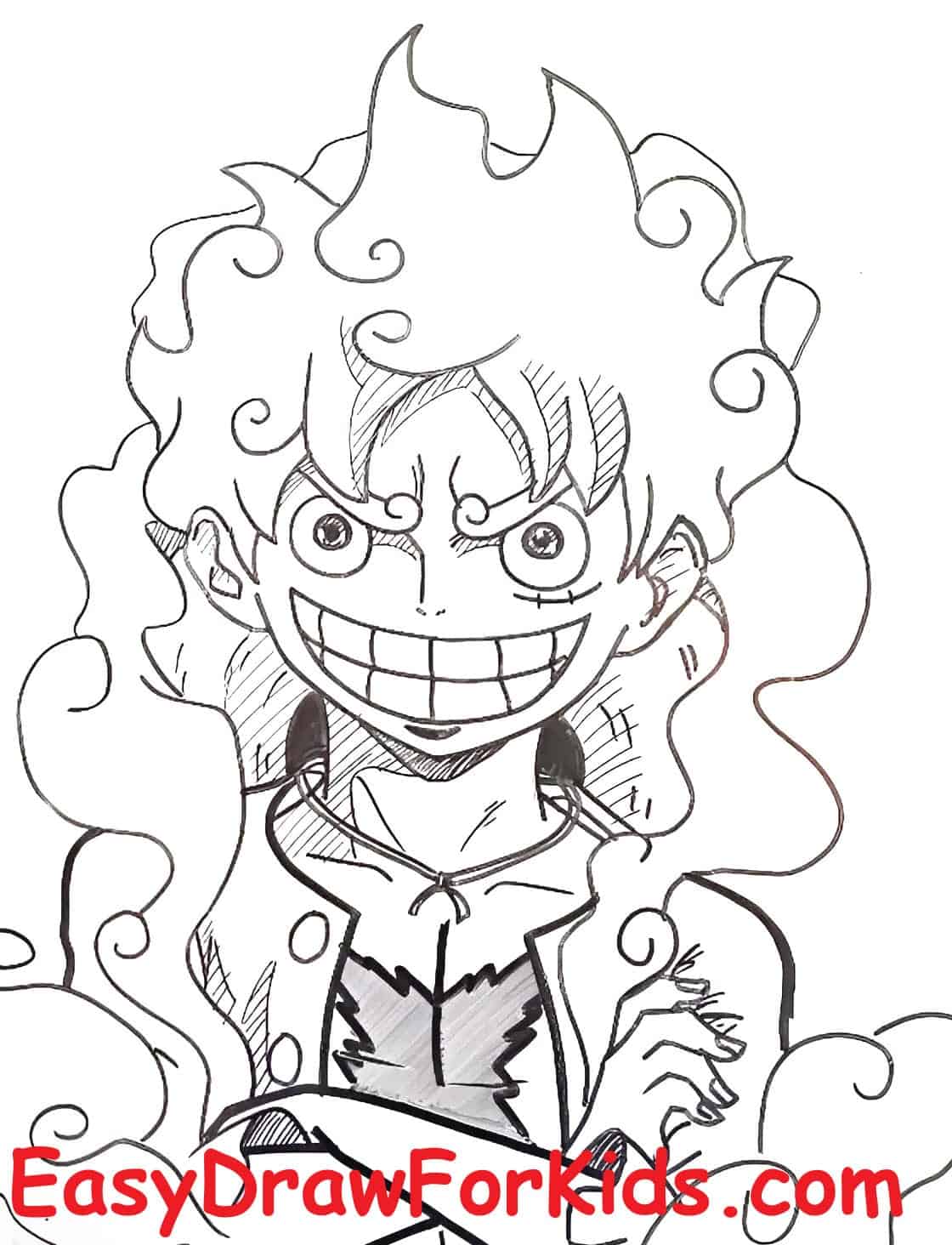 How To Draw Luffy - 3 Ways (With Pictures)