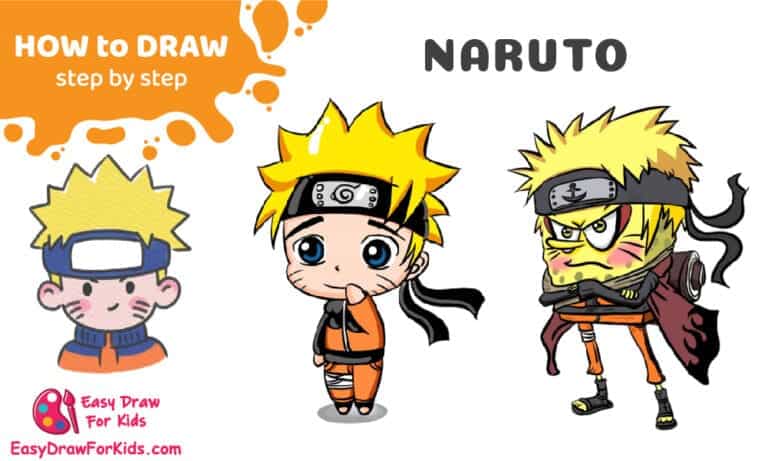 How To Draw Naruto - 4 Ways (With Pictures)