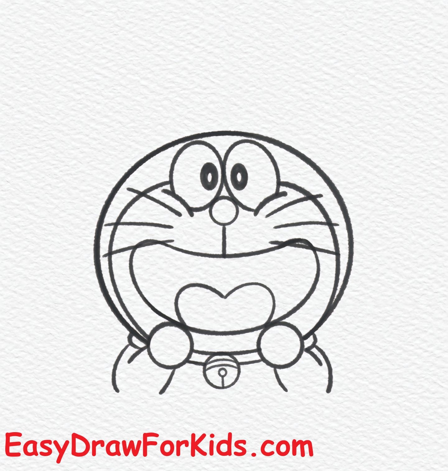 How To Draw Doraemon - 2 Ways (With Pictures)
