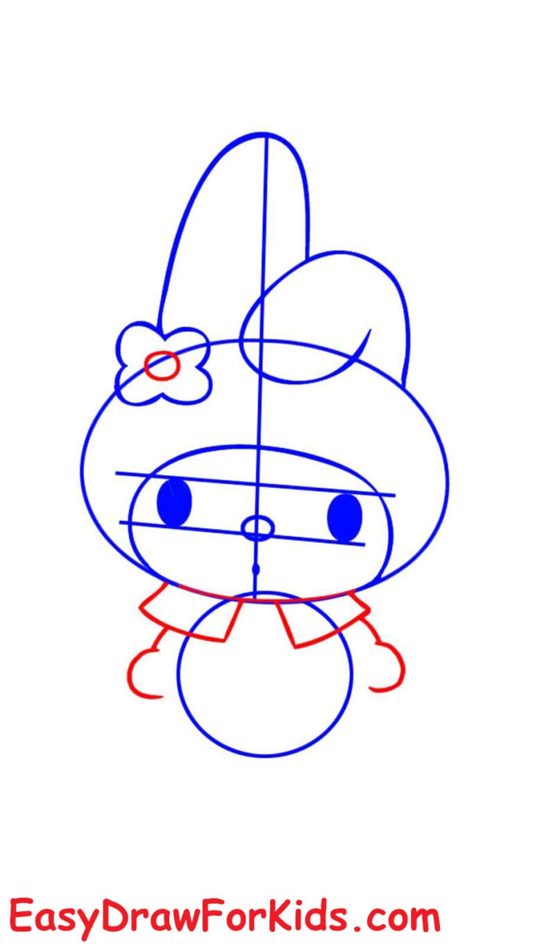 How To Draw My Melody – 5 Ways (With Pictures)
