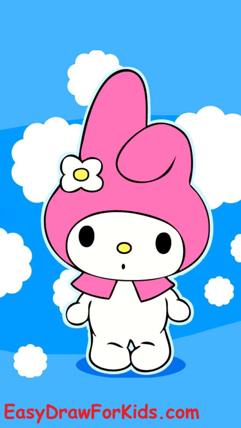 How To Draw My Melody – 5 Ways (With Pictures)