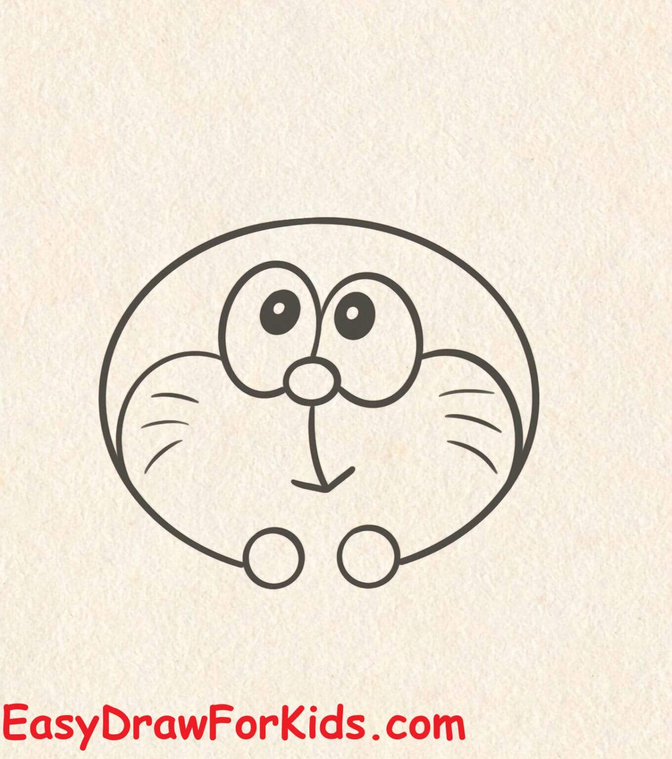 How To Draw Doraemon - 2 Ways (With Pictures)