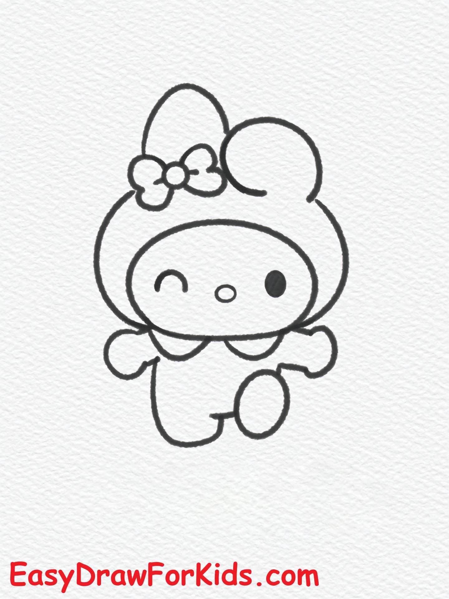 How To Draw My Melody – 5 Ways (With Pictures)