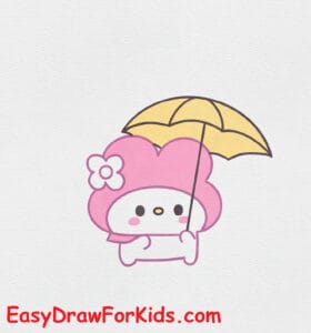 How To Draw My Melody – 5 Ways (With Pictures)