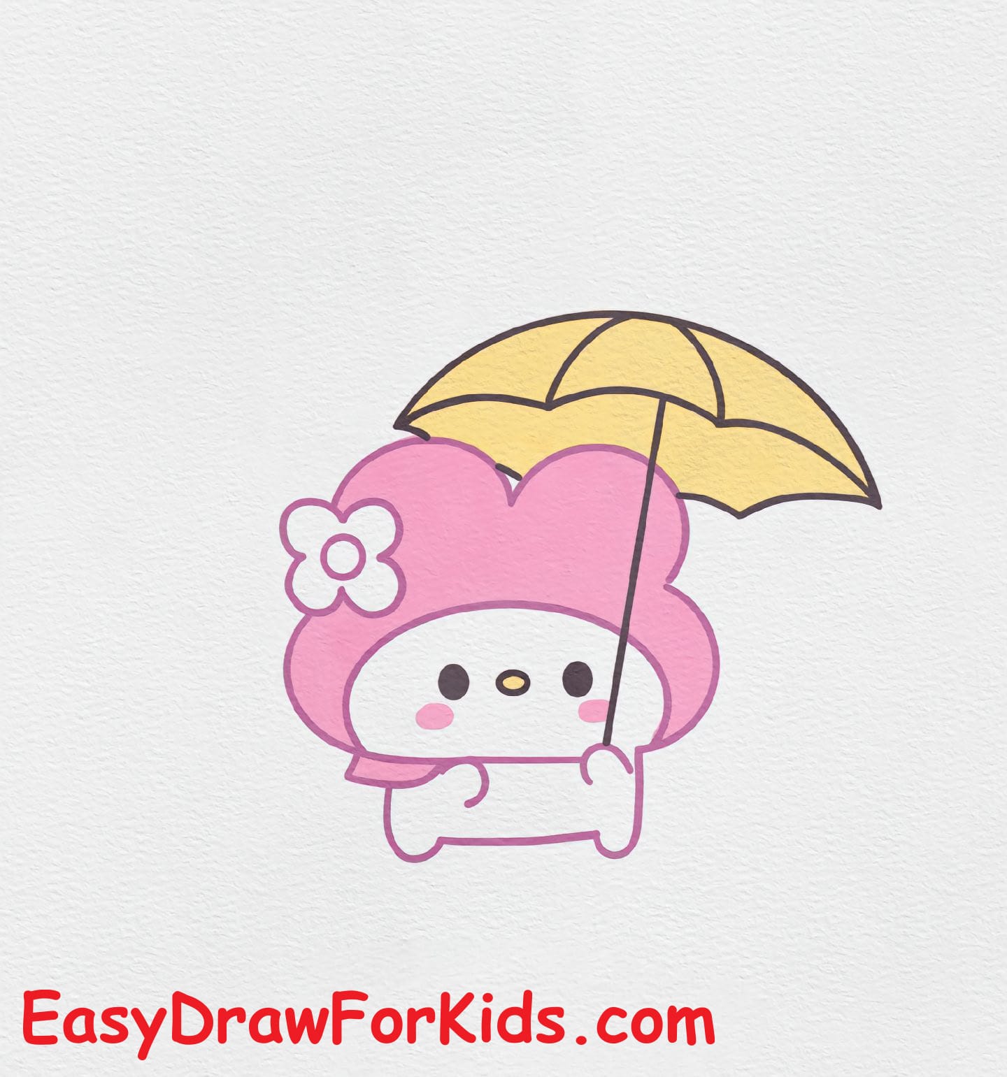 How To Draw My Melody – 5 Ways (With Pictures)