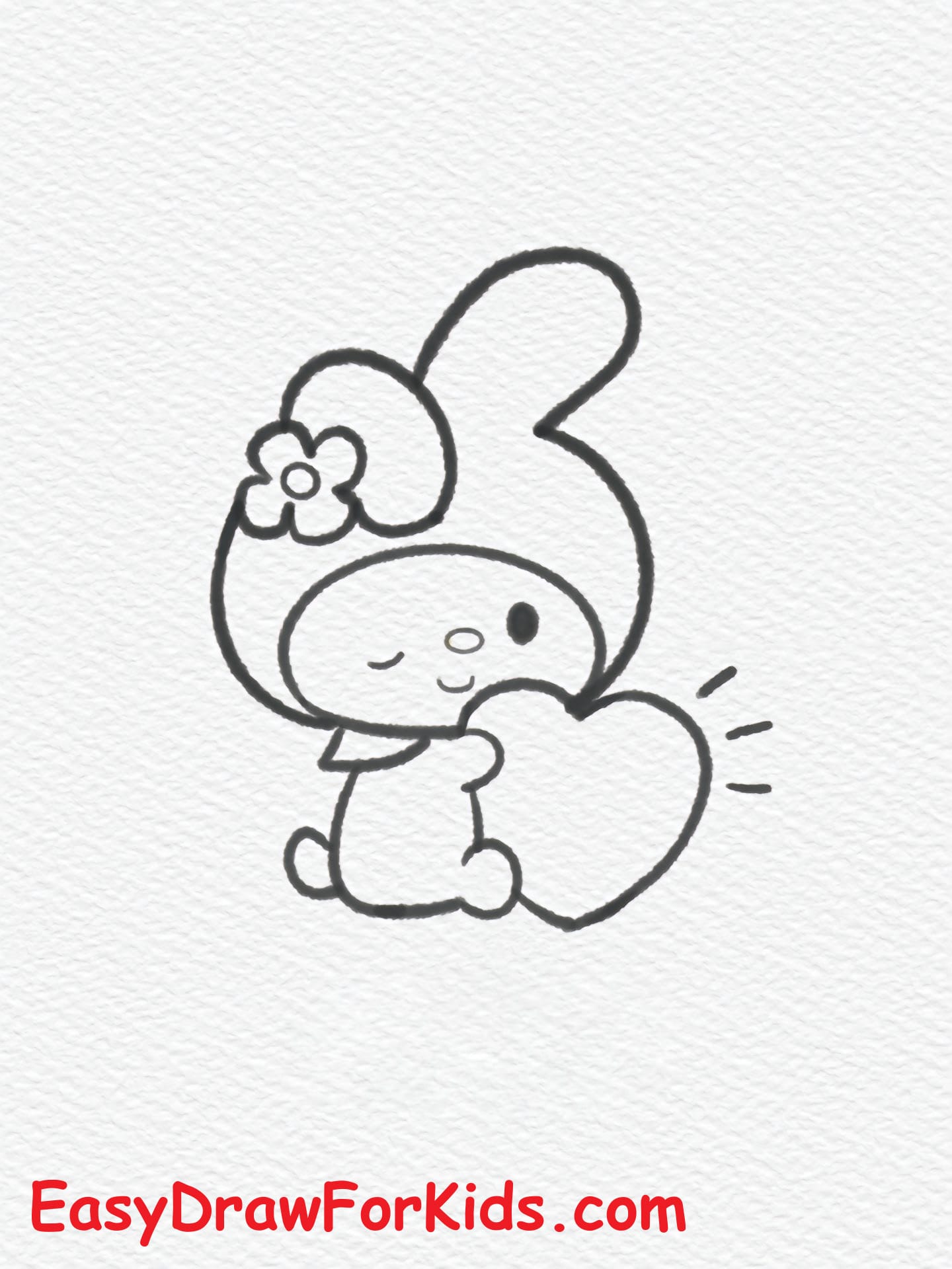 How To Draw My Melody – 5 Ways (With Pictures)
