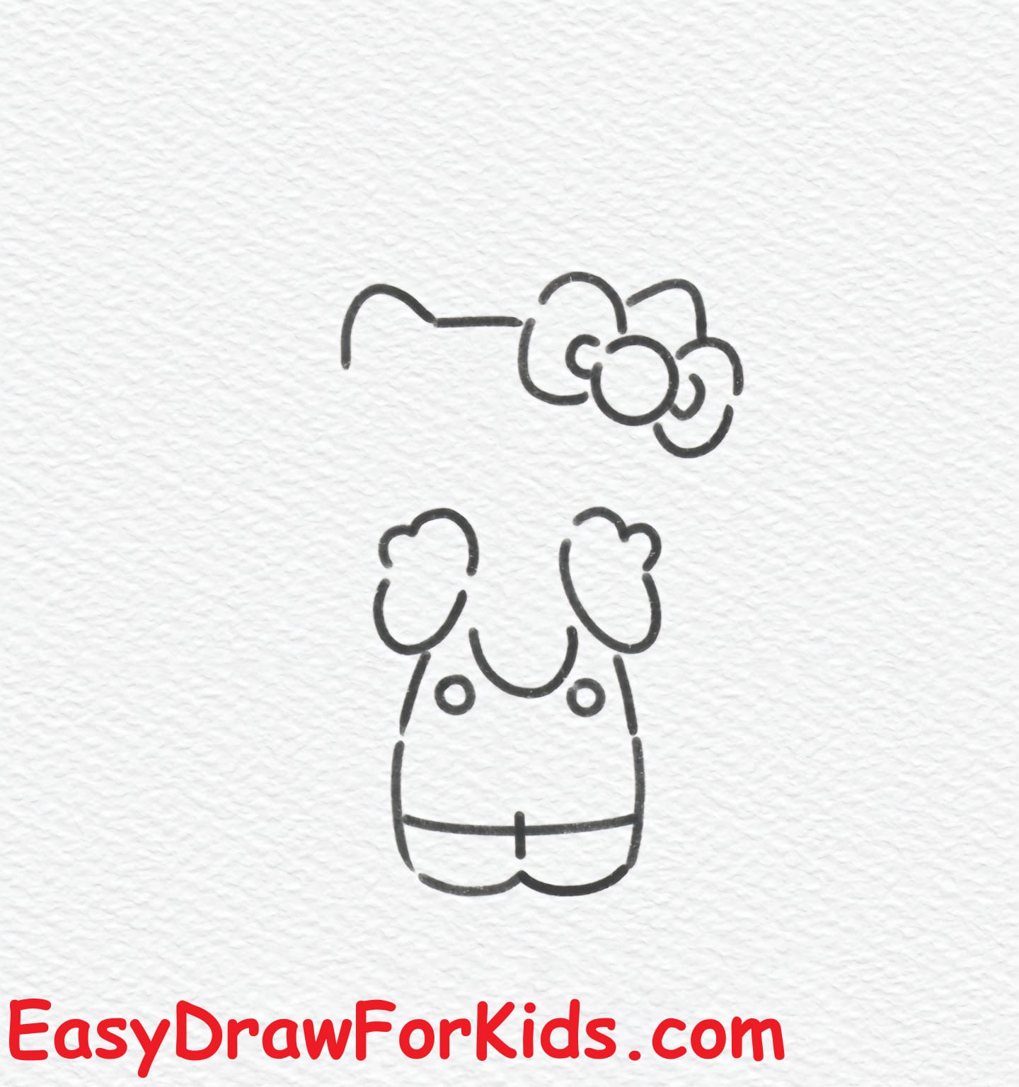 How To Draw Hello Kitty – 4 Ways (With Pictures)